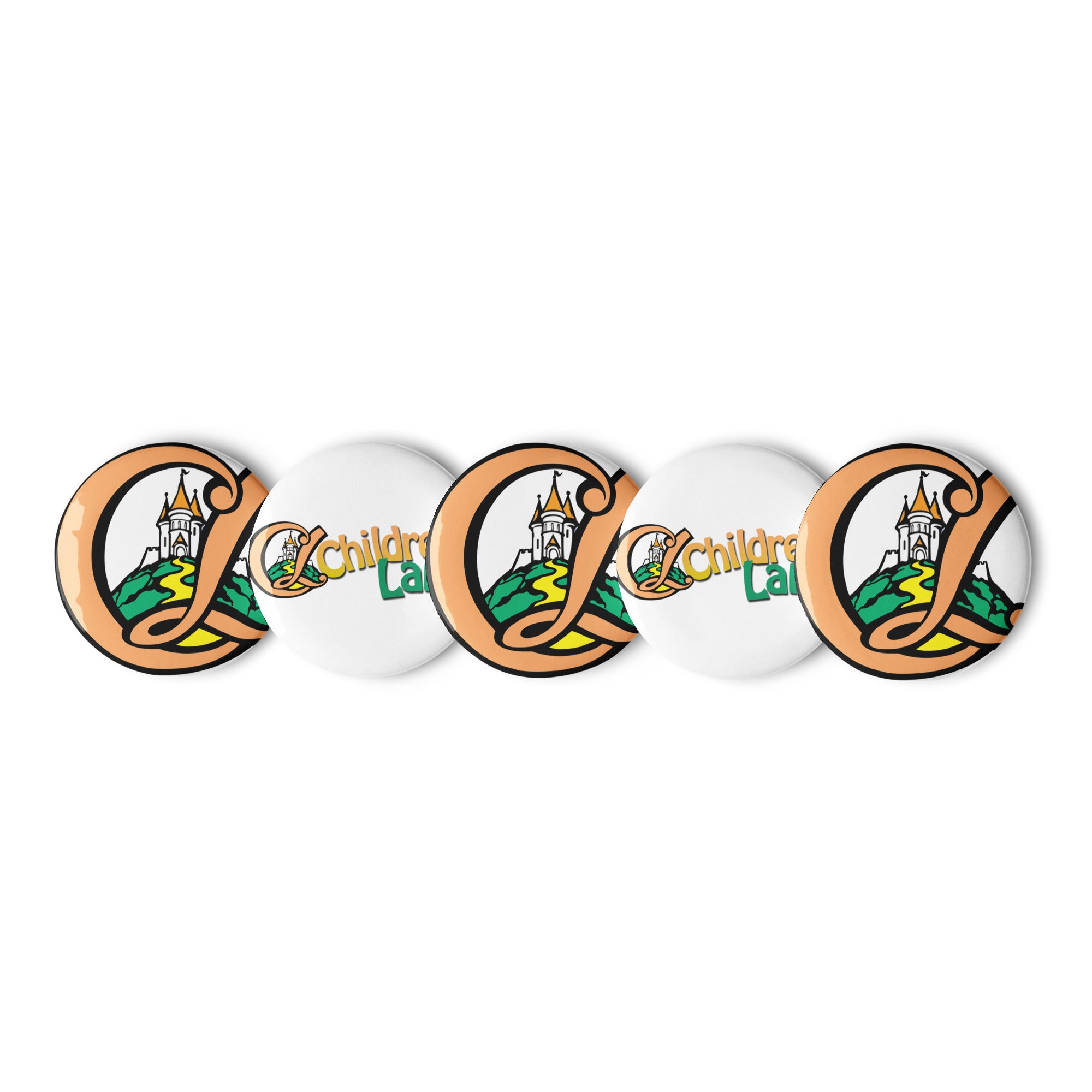 Set of Pin Buttons | Children's Land – Children's Merch